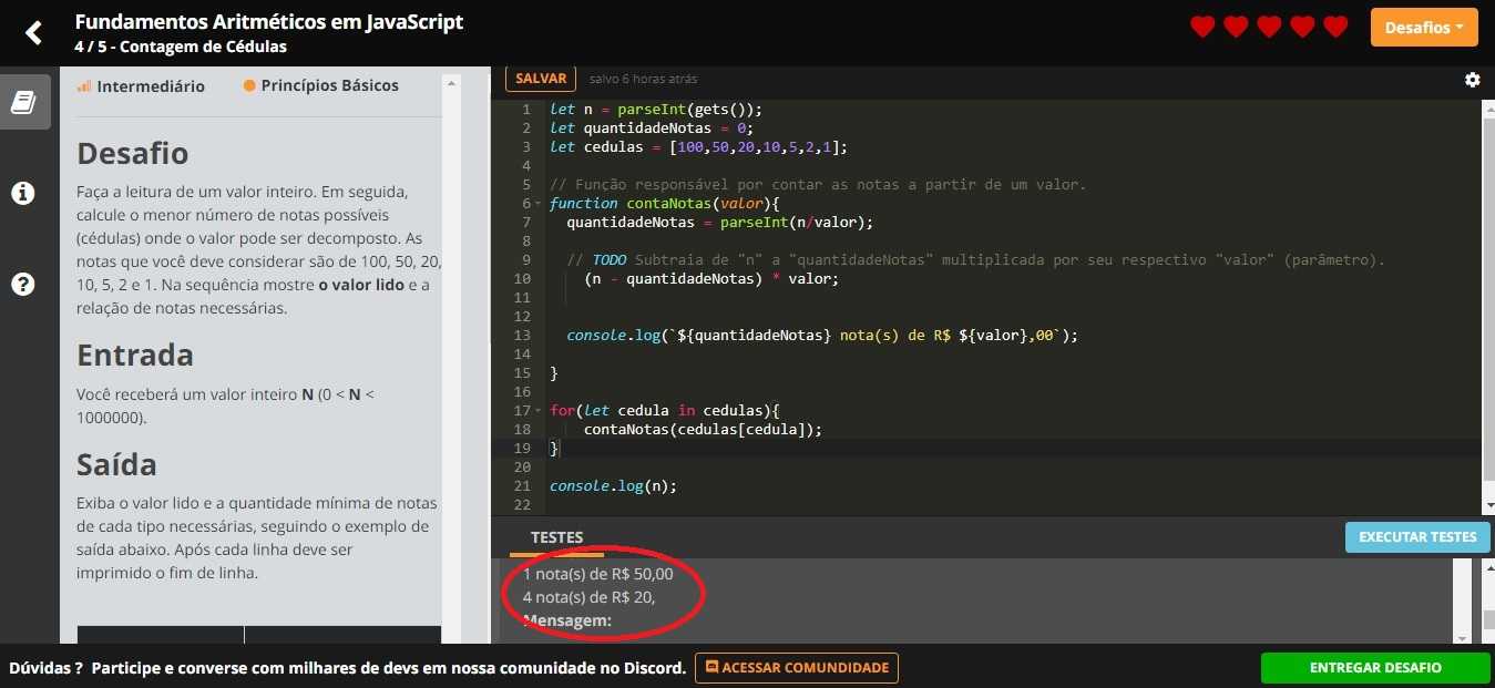 Fundamentos Aritméticos Javascript