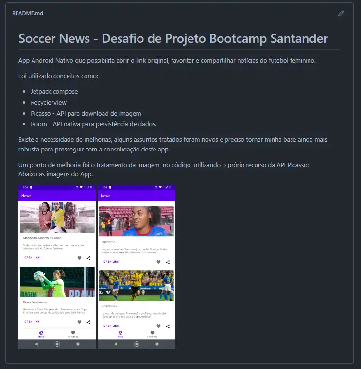 Inclusão de imagens no README do GitHub