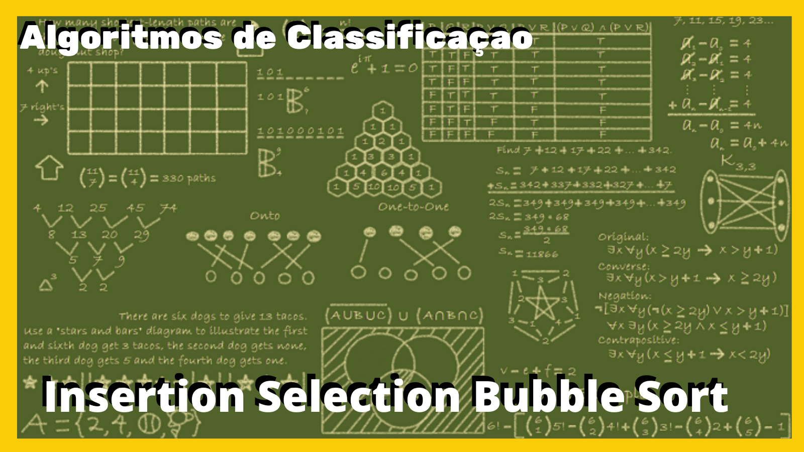 Algoritmos para classificação de Listas e Arrays