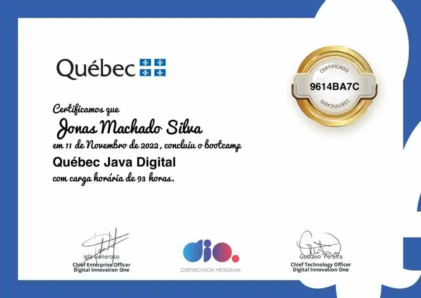 Jonas Machado - Full Stack Developer | Desenvolvedor Web | Java ...