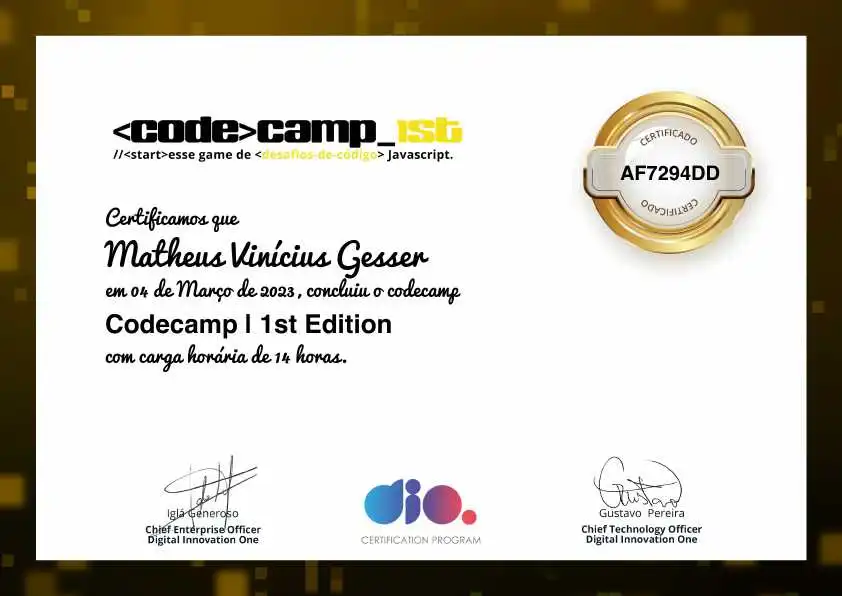 Matheus Gesser - Frontend Developer | React • TypeScript • JavaScript • HTML • CSS • API Rest ...