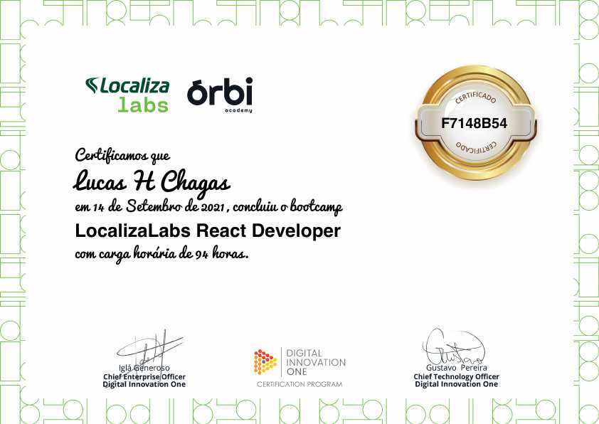 Lucas Henrique Chagas Carvalho - software engineer react | node | postgres | redis | docker ...