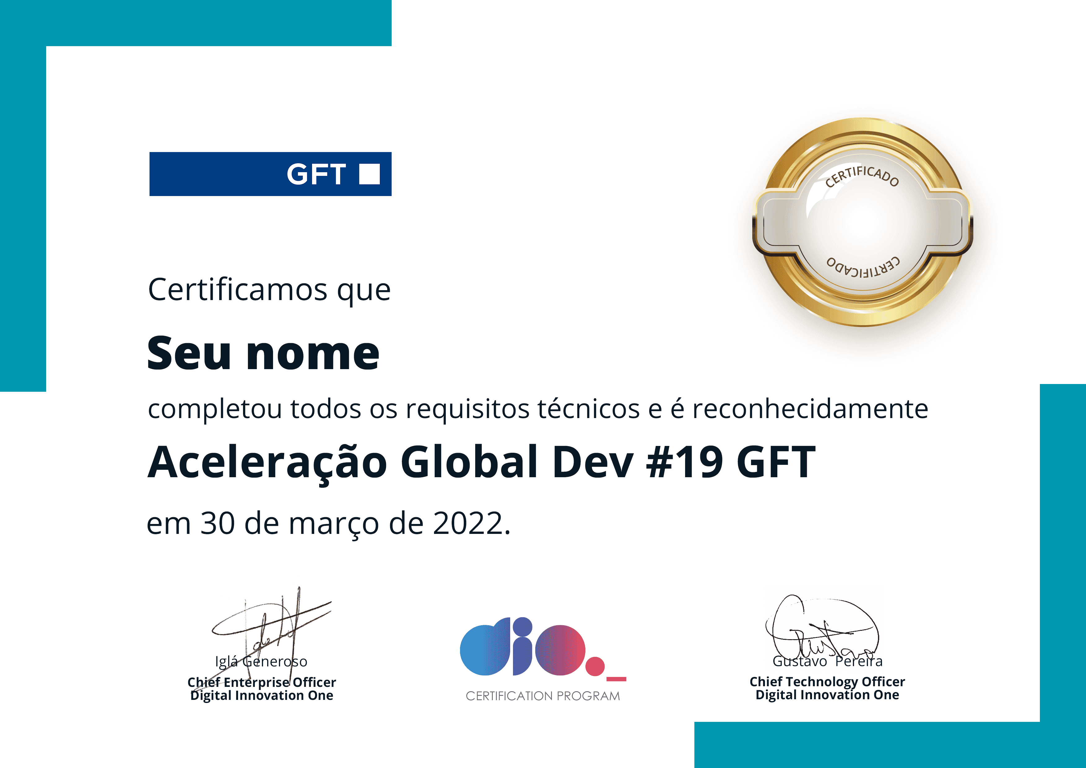 Aceleração Global Dev #19 GFT - QA